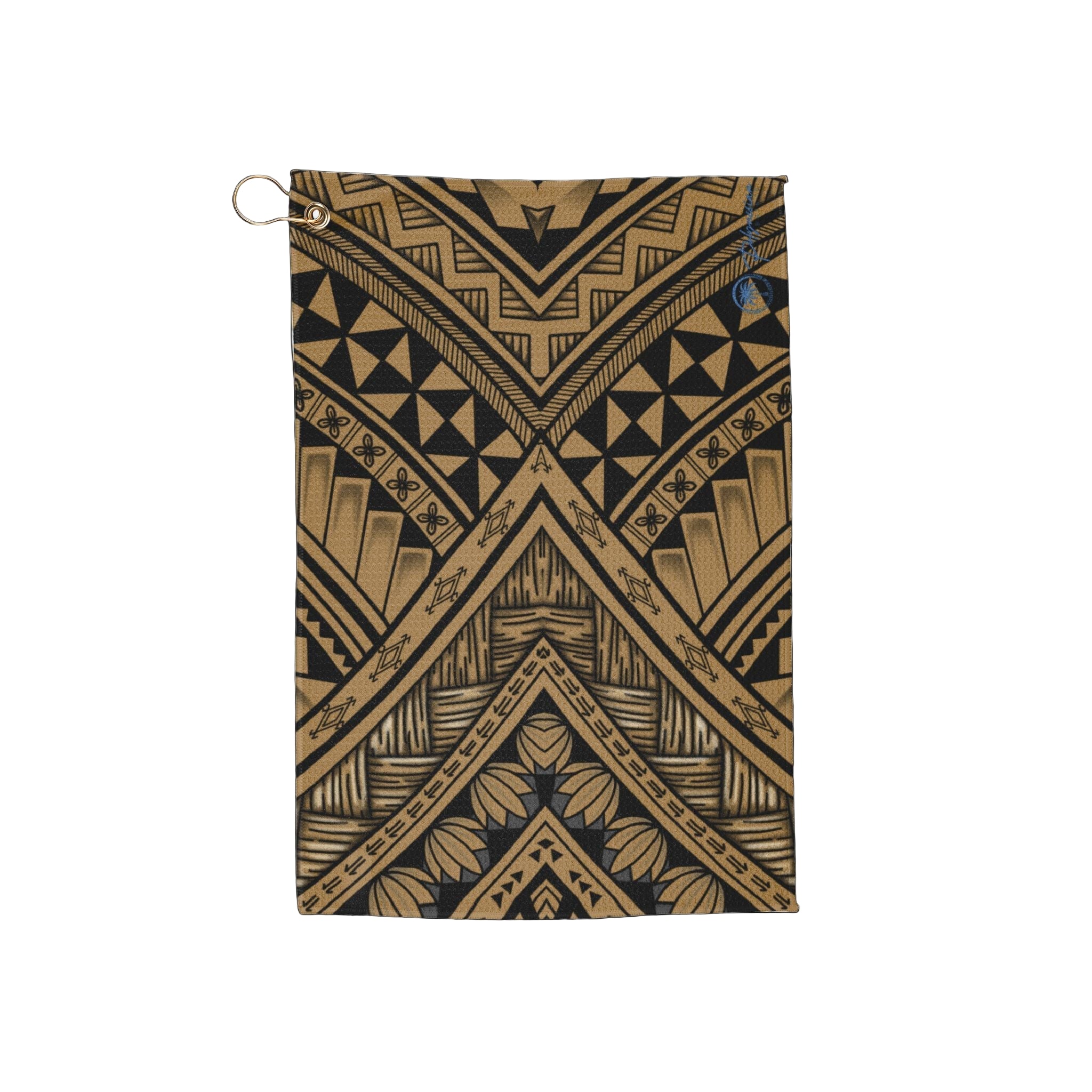 Tongan Golf Towels (Gold and Black) – Polynesian Brints